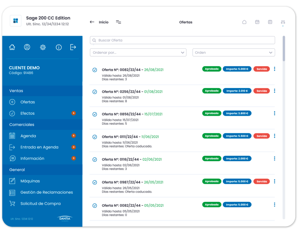 Sage 200 CC Edition - Software Empresarial DANTIA Tecnología